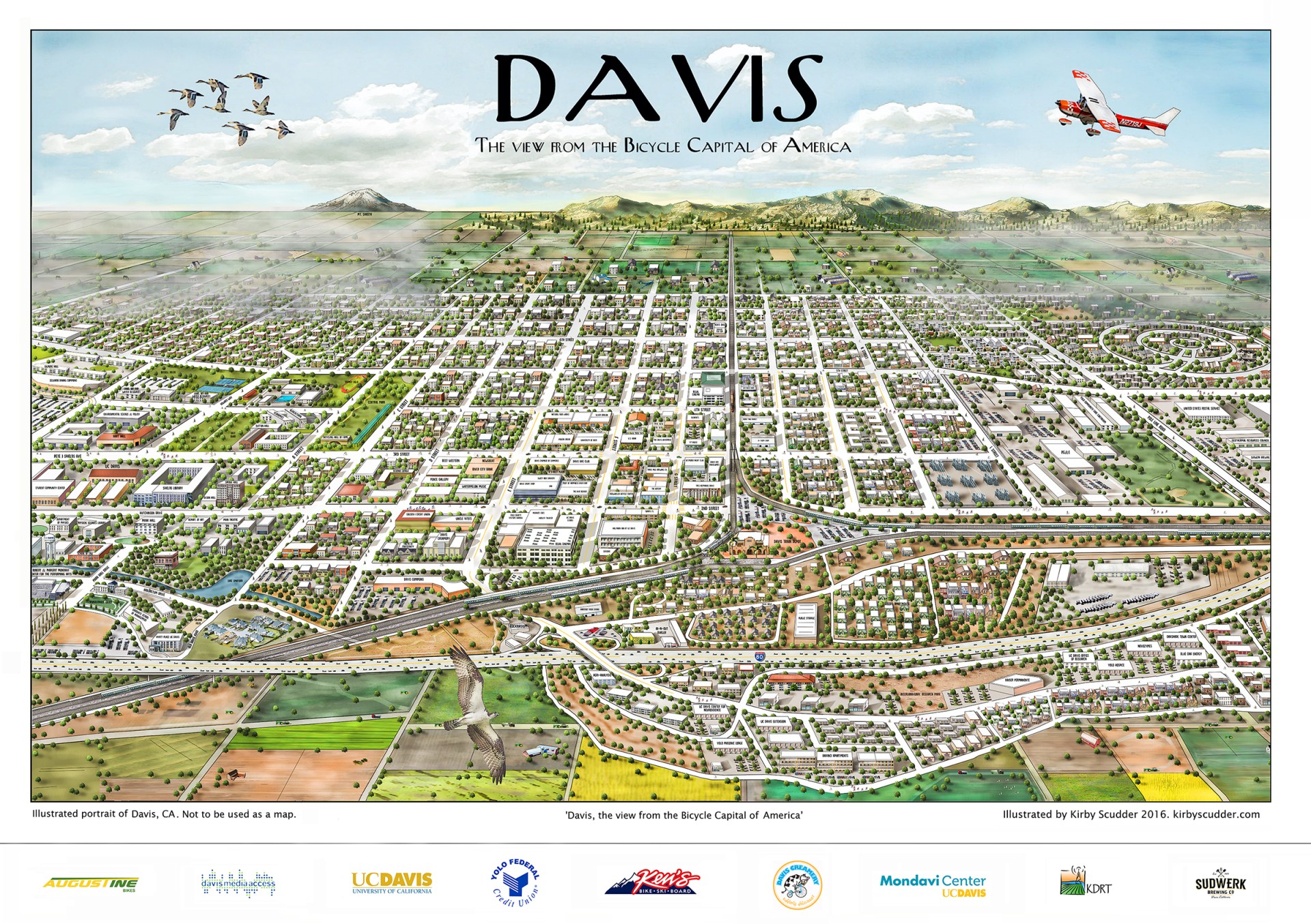 Davis, CA Poster | Kirby Scudder